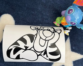 Tigger Sticker hoo-hoo-hoo-hoo Disney Winnie the Pooh Waterproof Vinyl Decal for Car, Laptop ...