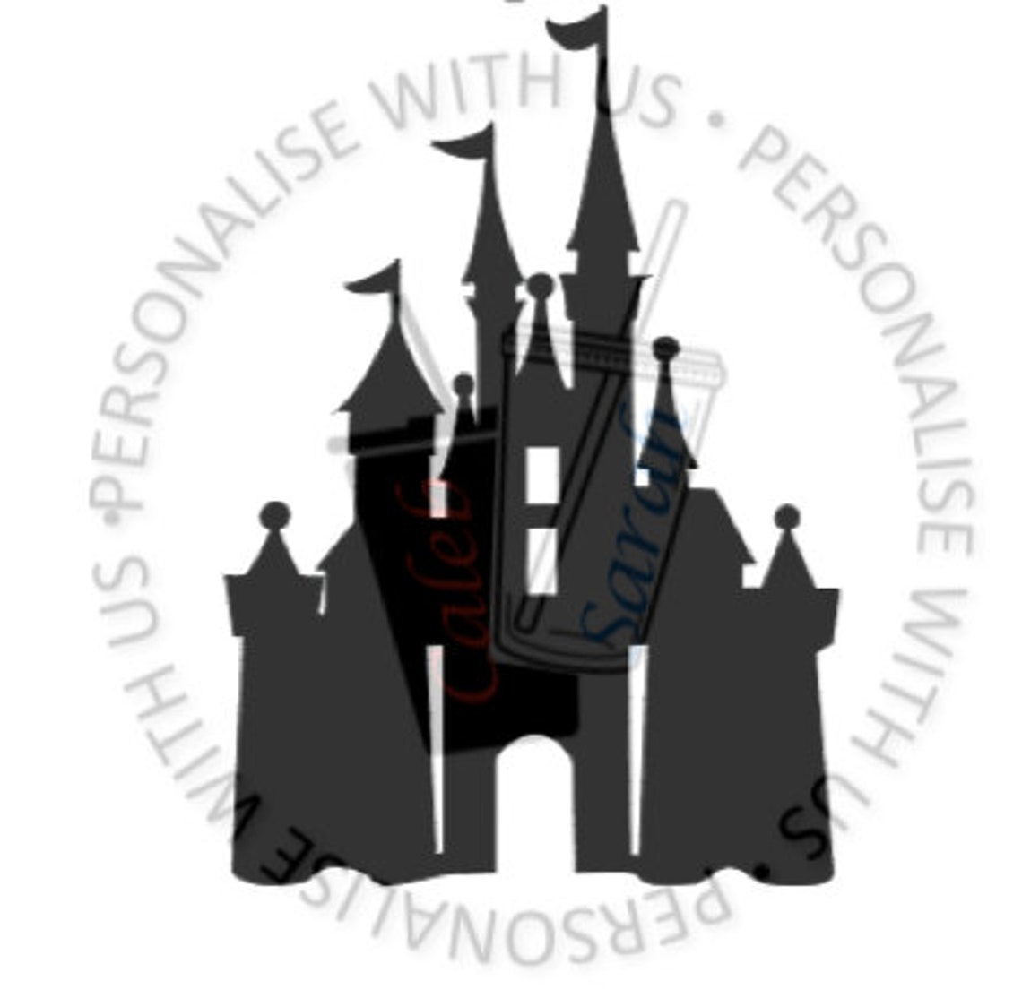 Disney Castle Vinyl Decal | Disney Decal | Car Window Decal | Laptop ...
