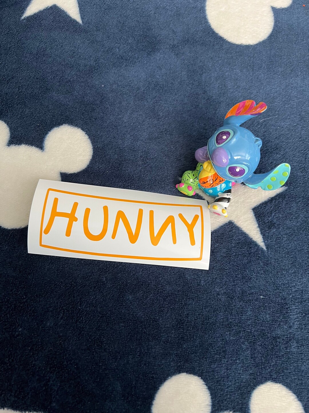 HUNNY in Curved Box Vinyl Decal | Disney Decal | Car Window Decal ...
