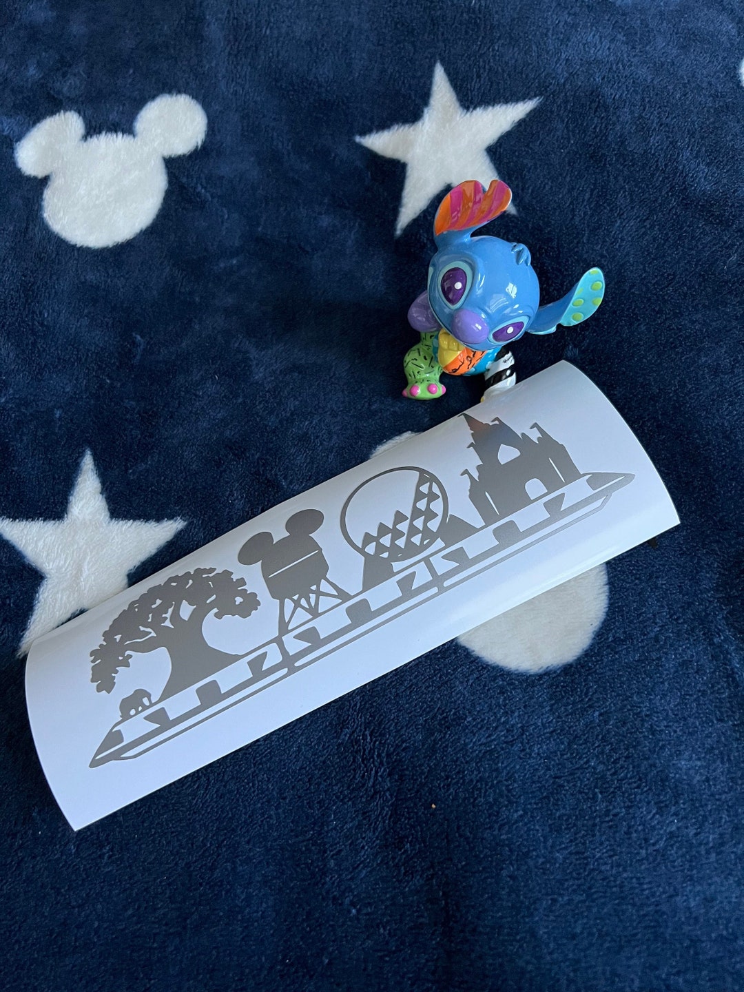 Walt Disney World's Four Parks and Monorail Vinyl Decal | Disney Decal ...