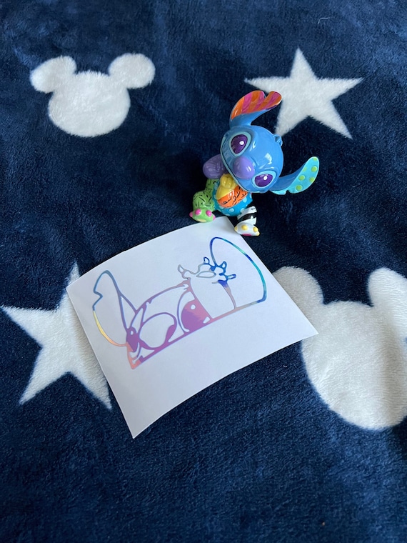 Peeping Stitch Vinyl Decal Disney Decal Car Window Decal - Etsy