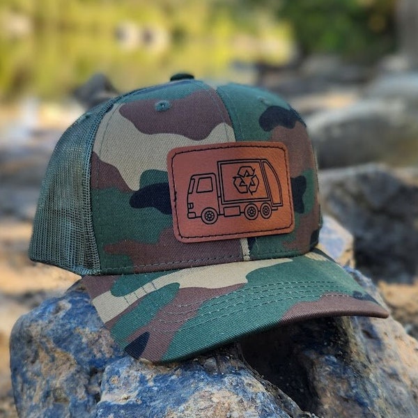 Garbage Truck Name Hat - Etsy