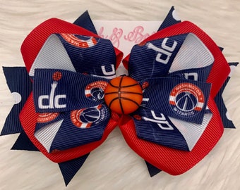 Basketball Hair Bow - Etsy