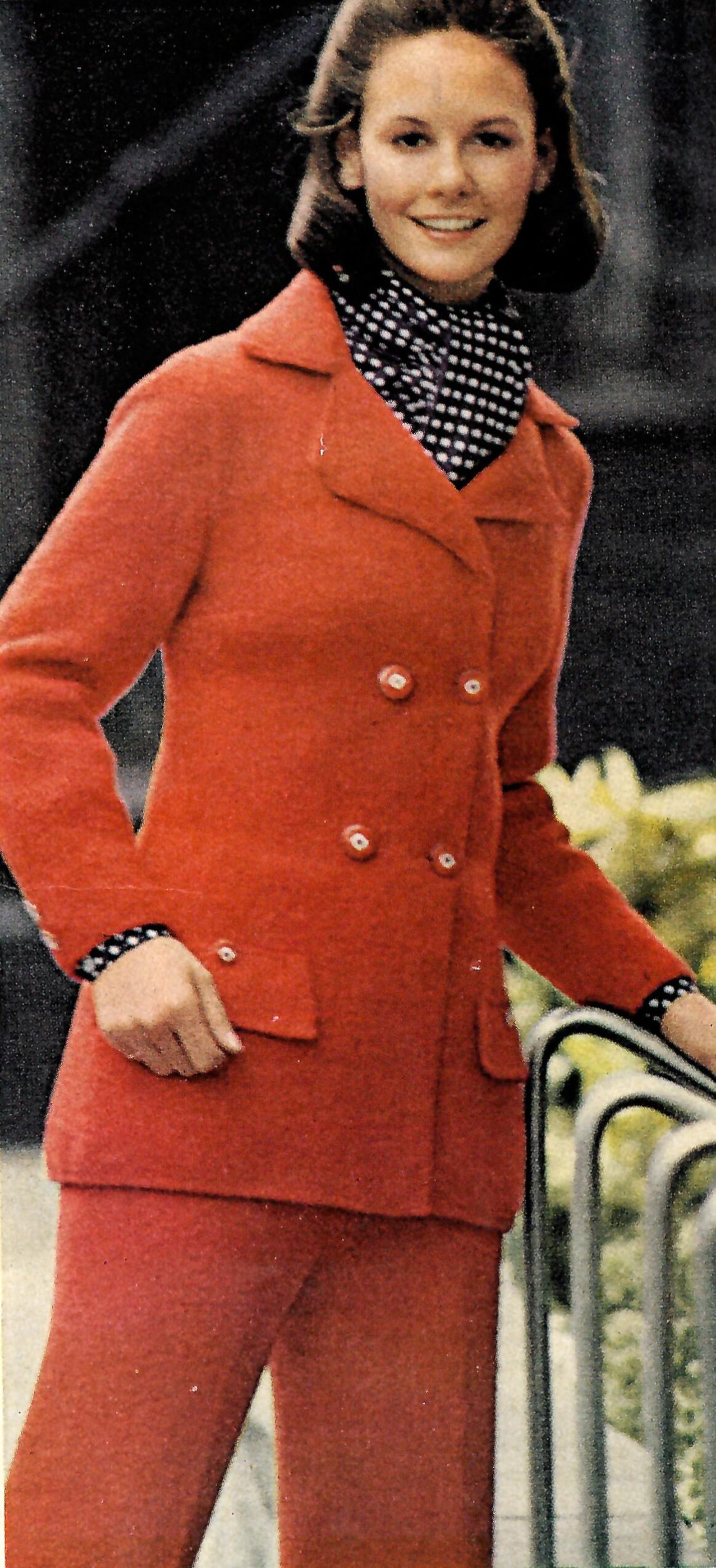 Vintage 1970s Knit Blazer Suit Pattern - Etsy