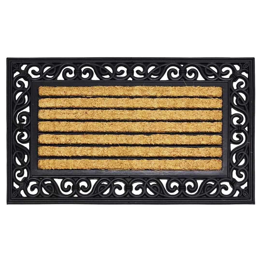 Karina Door Mat Heavy Duty With Coir Bristles Washable and Non-slip Out ...