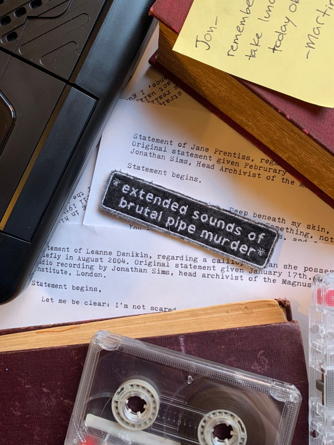 Spooky Archives Pipe Murder Patch - Etsy