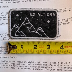 Spooky Archives Ex Altiora Patch - Etsy