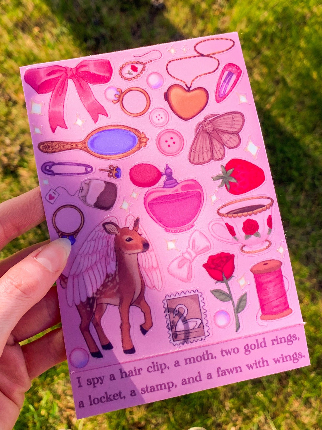 I Spy Vanity Sticker Sheet - Etsy