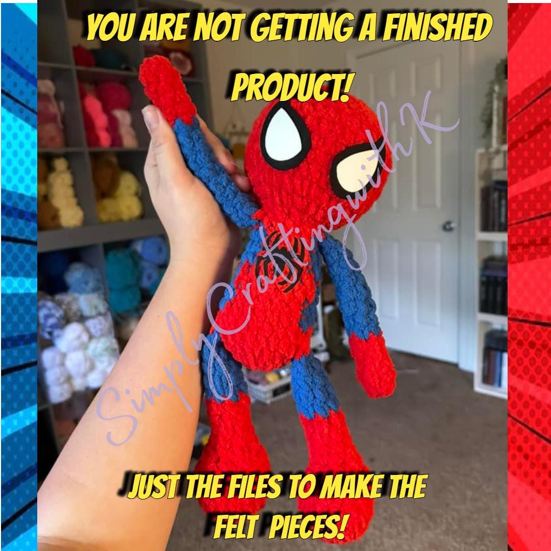 Spiderman Felt Eye SVG FILE - Etsy
