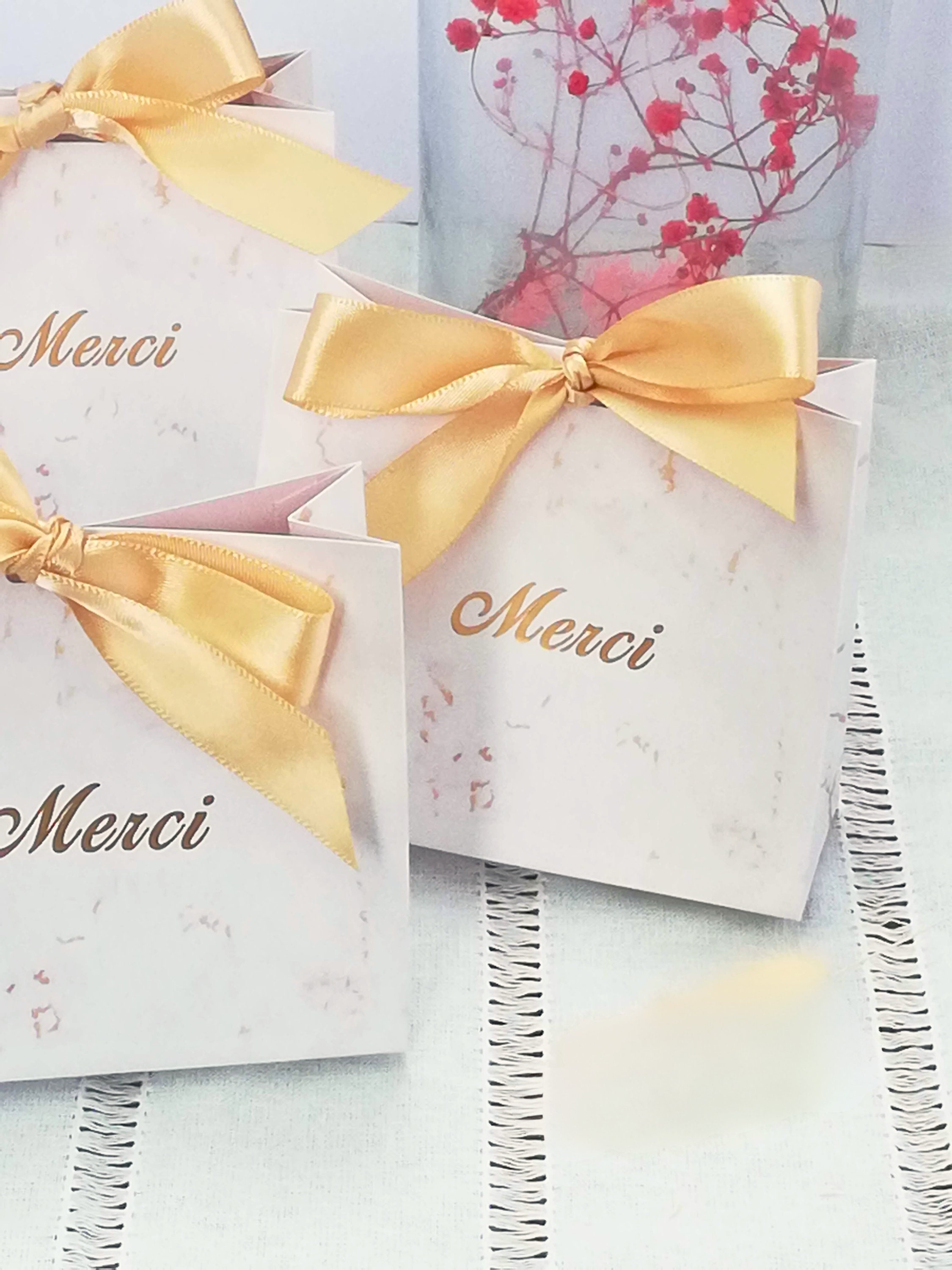 Small Wedding Welcome Bags merci, Small Favor Bags for Guests, Wedding ...