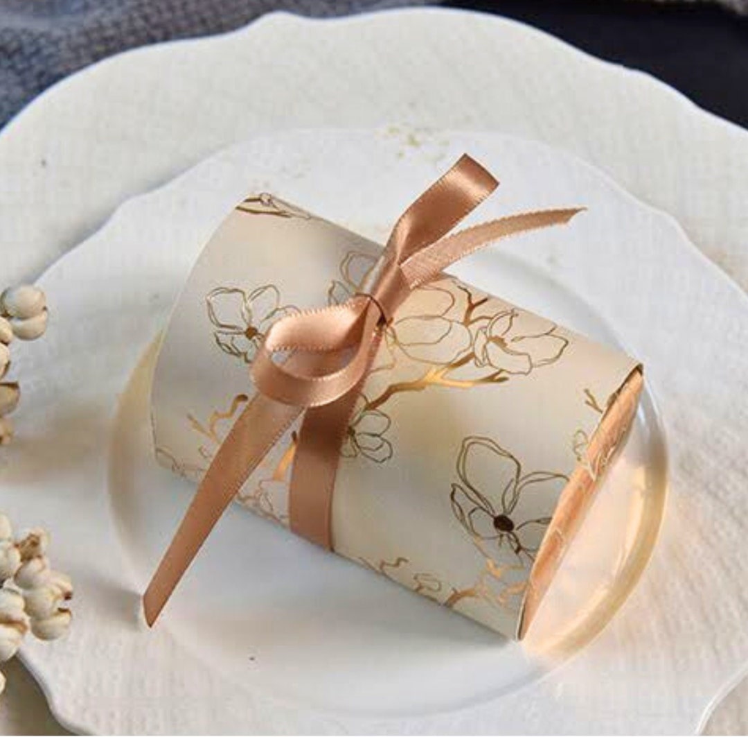 Ferrero Rocher Wedding Favor Boxes With Ribbon, Wedding Candy Boxes ...