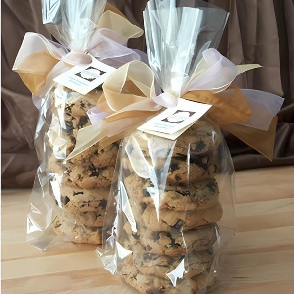 Clear Plastic Cookie Bags - Etsy