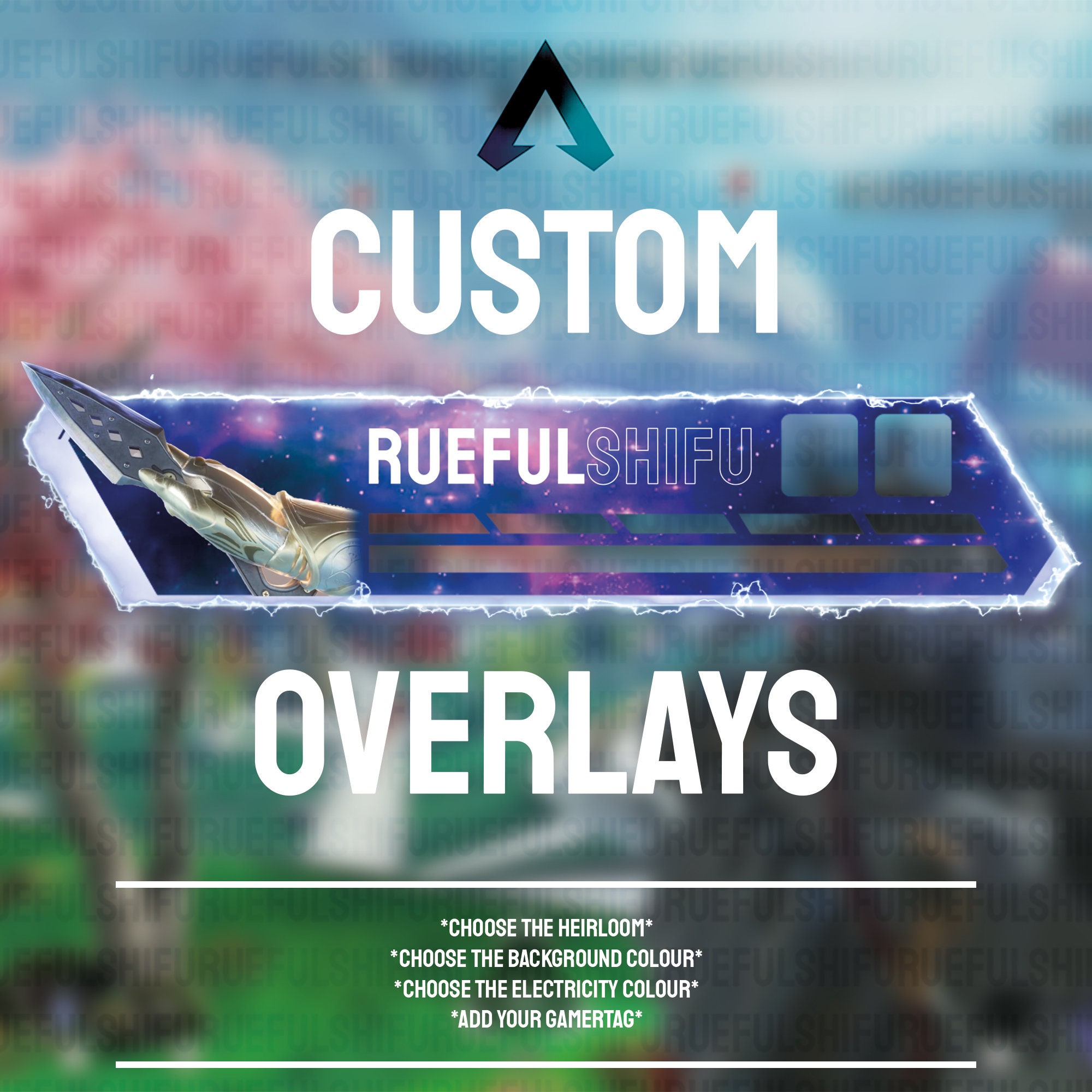 Animated Customisable WRAITH Apex Legends Health Bar Overlay | Etsy UK