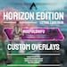 Animated Customisable HORIZON Banner Apex Legends Health Bar Overlay ...