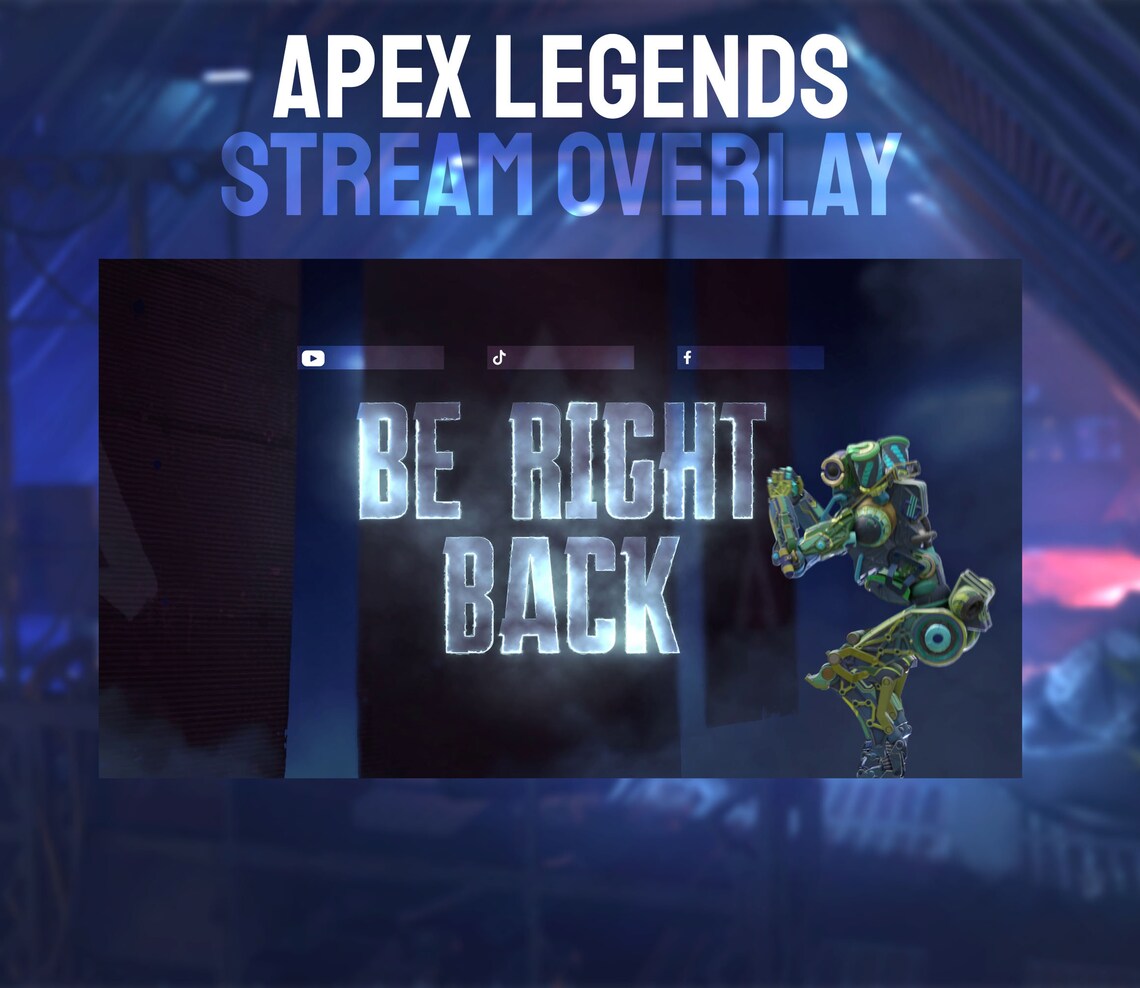 Animated PATHFINDER Stream Overlay Package HD Apex Legends Stream ...