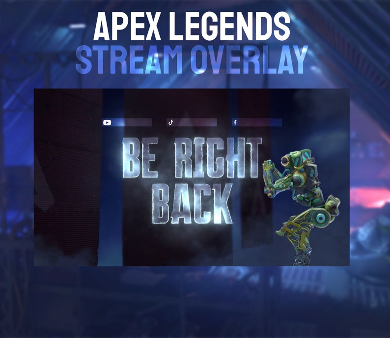 Animated PATHFINDER Stream Overlay Package HD Apex Legends Stream ...