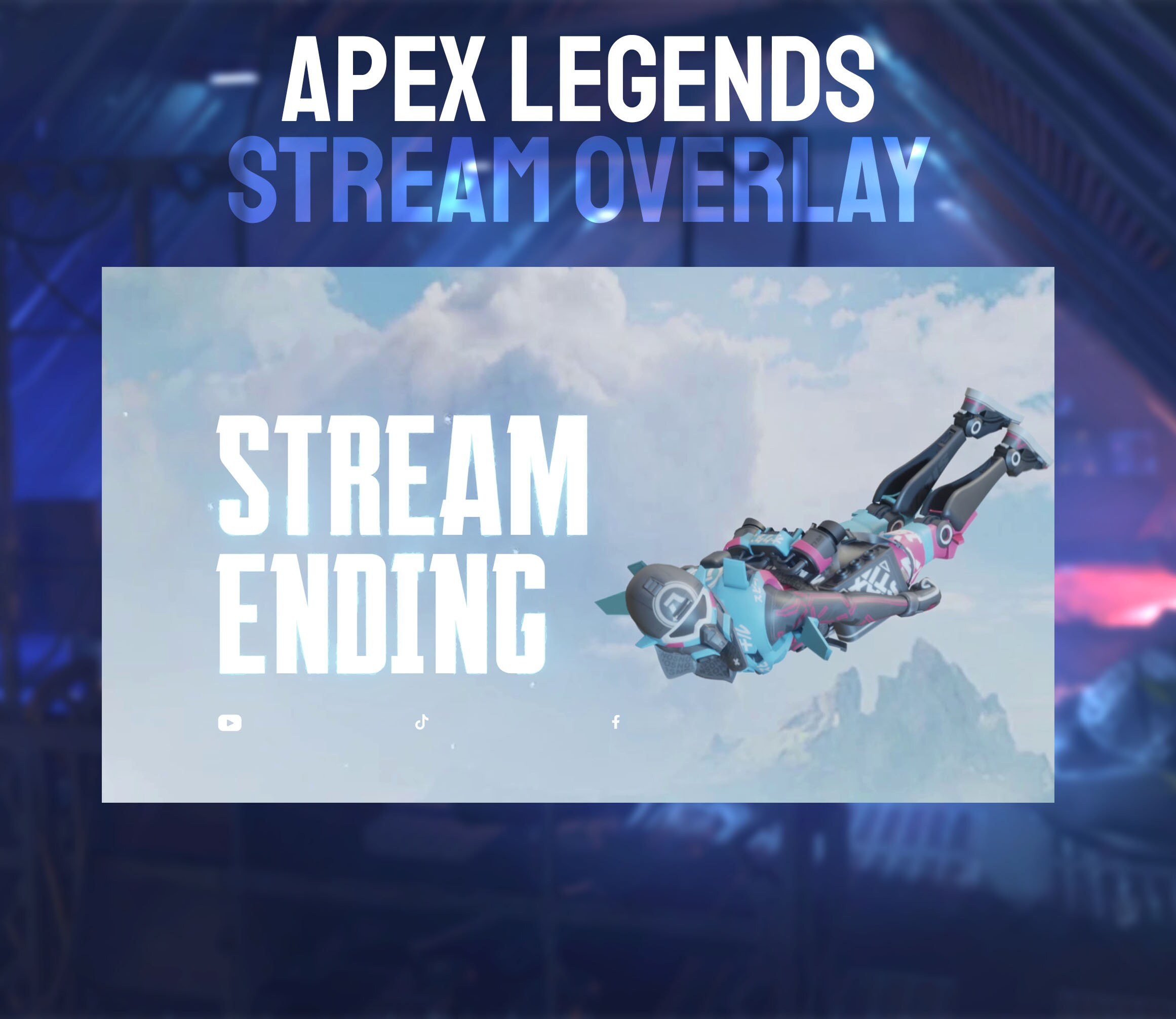 Animated OCTANE Stream Overlay Package HD Apex Legends Stream Package ...
