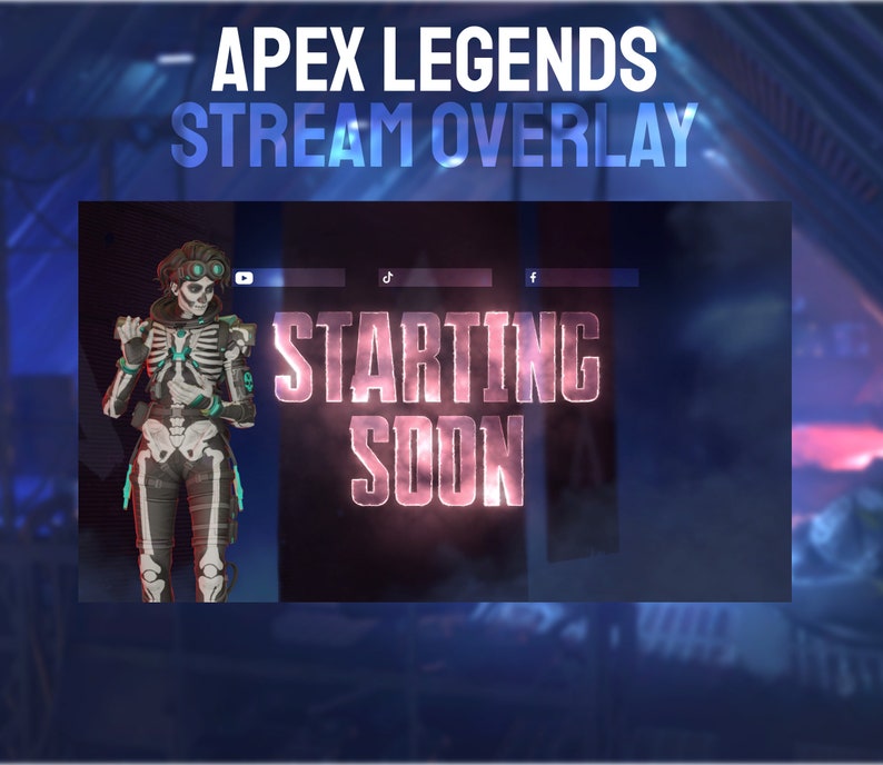 Animated HORIZON Stream Overlay Package HD | Apex Legends Stream ...