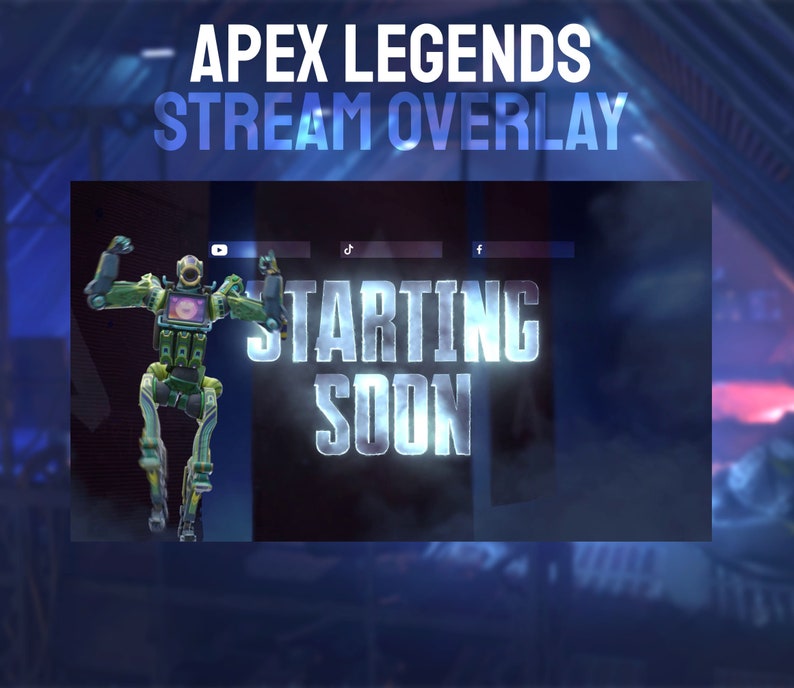 Animated PATHFINDER Stream Overlay Package HD Apex Legends Stream ...