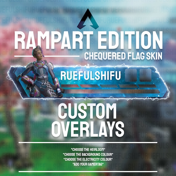 Animated Customisable RAMPART Banner Apex Legends Health Bar - Etsy