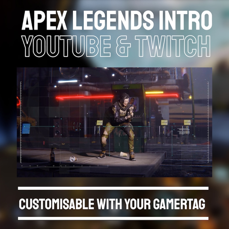 Animated Customisable WRAITH Intro Apex Legends Video Intro for Twitch, Youtube and Tiktok for ...