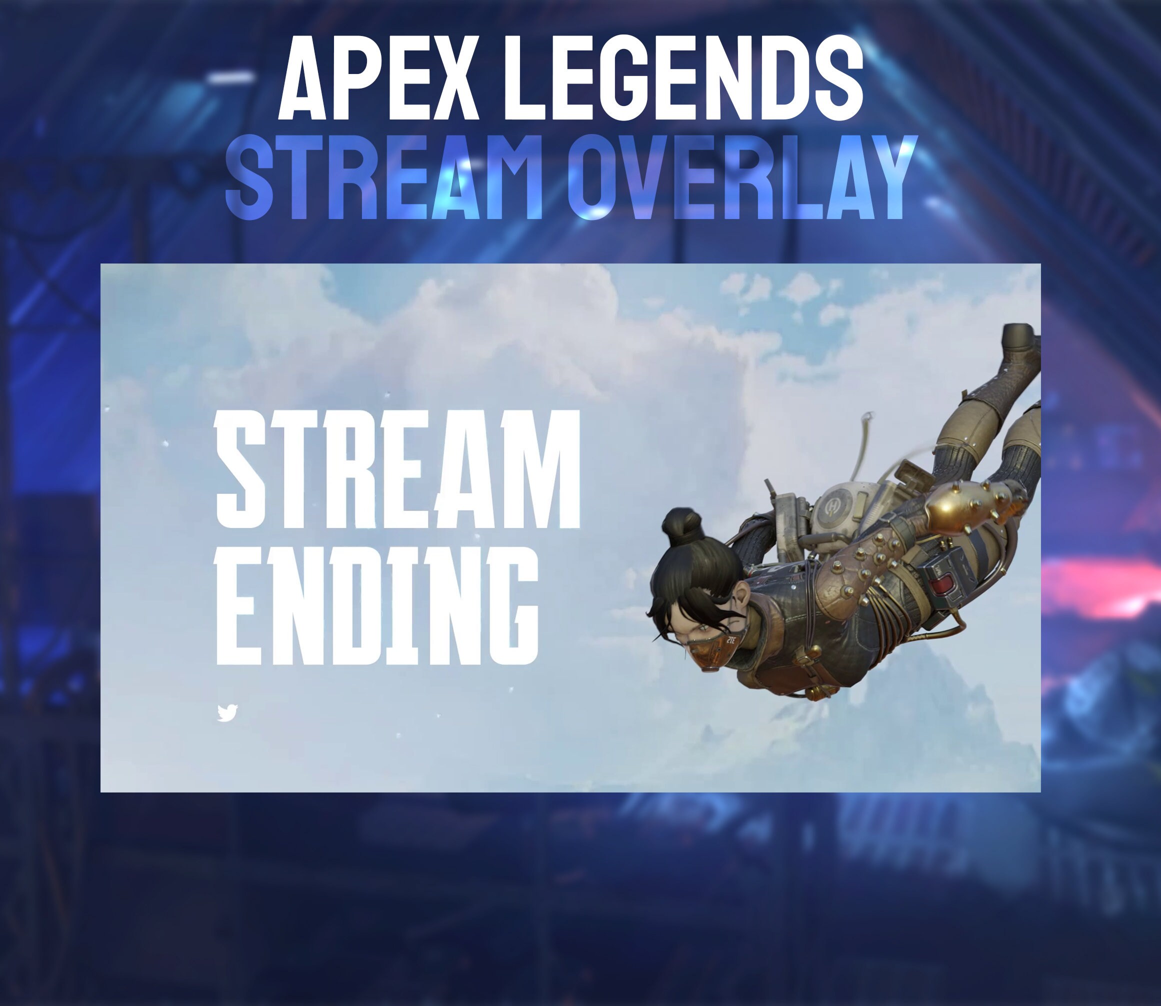 Animated WRAITH Stream Overlay Package HD Apex Legends Stream Package ...