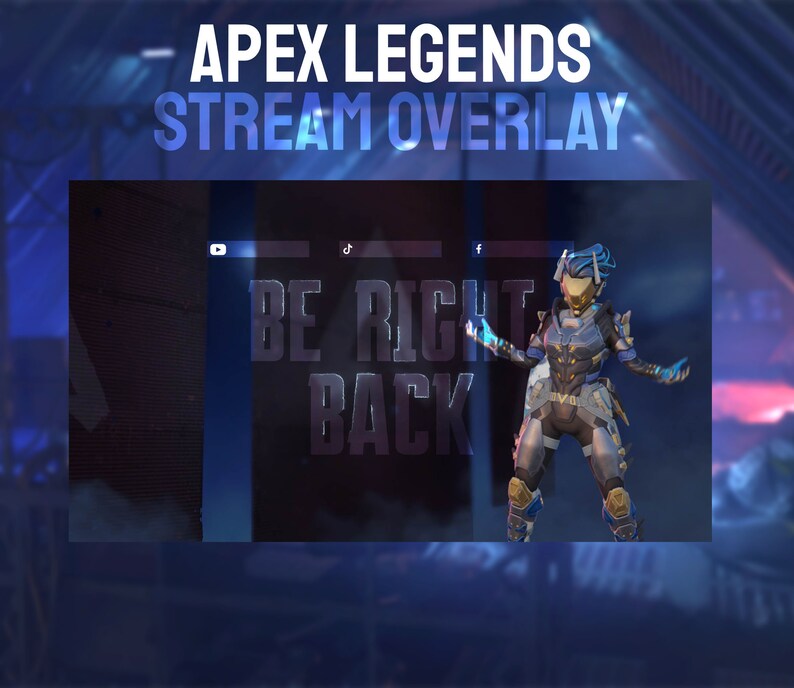 Animated WRAITH Stream Overlay Package HD Apex Legends Stream Package ...