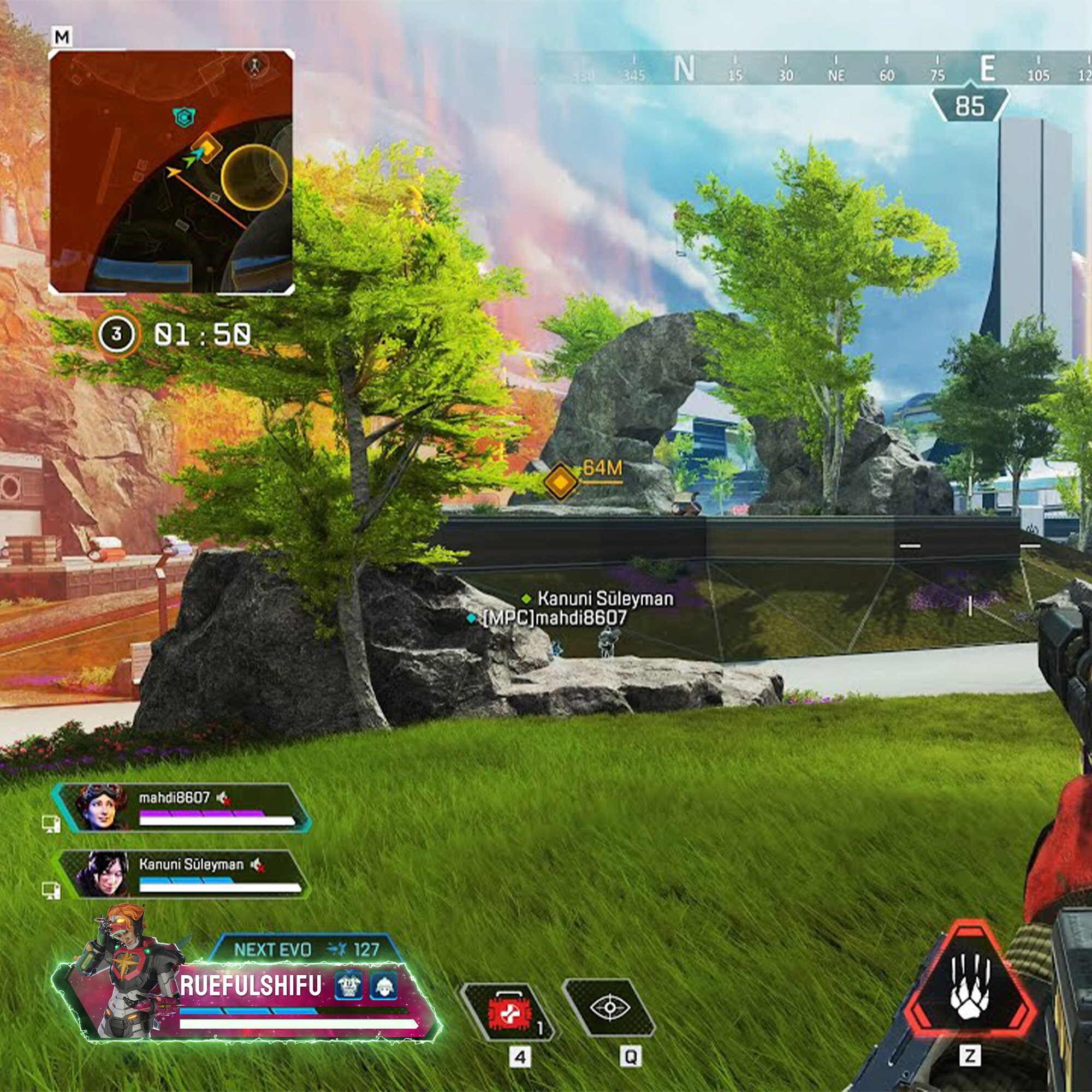 Animated Customisable HORIZON Banner | Apex Legends Health Bar Overlay ...