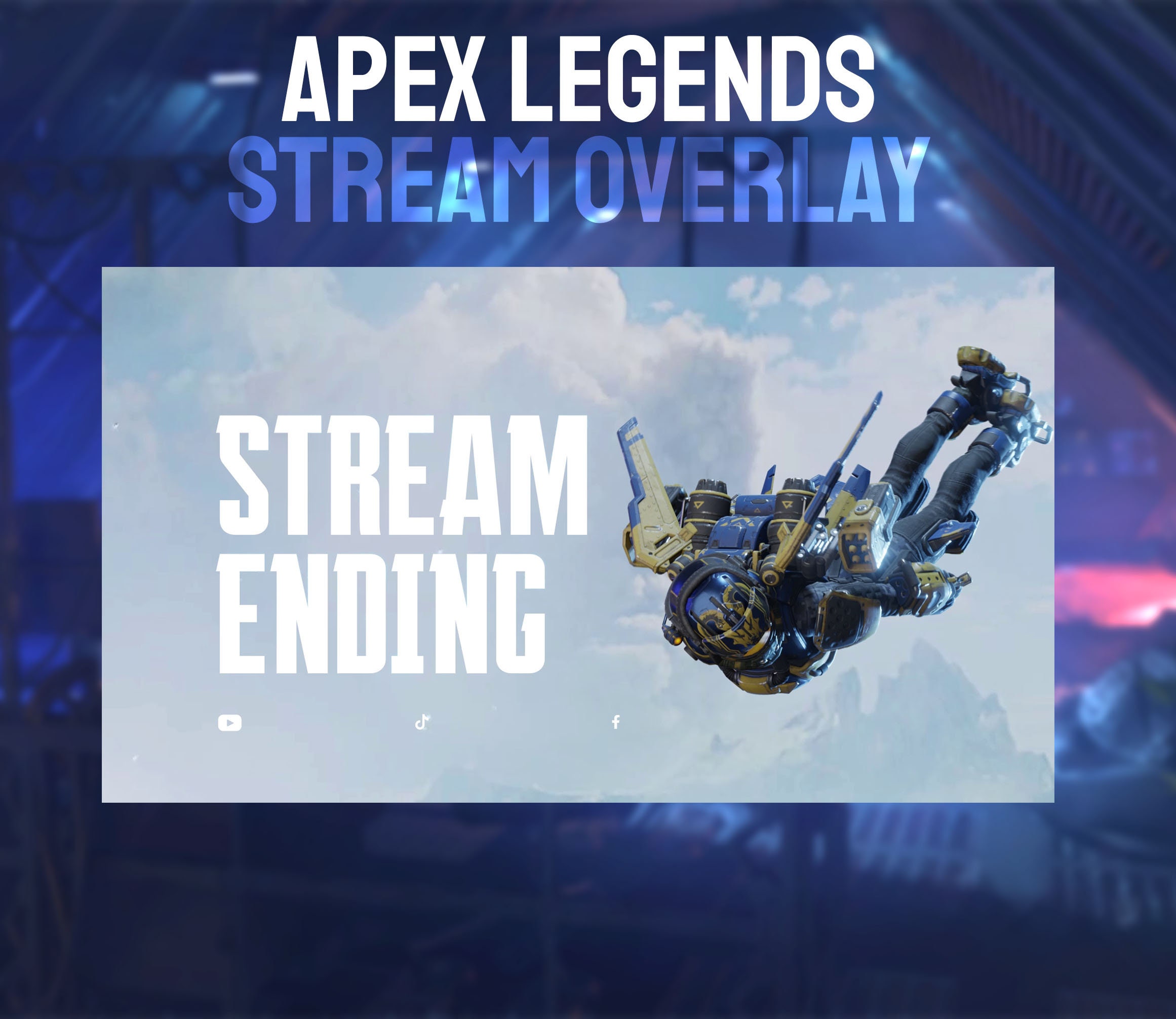 Animated VALKYRIE Stream Overlay Package HD Apex Legends - Etsy