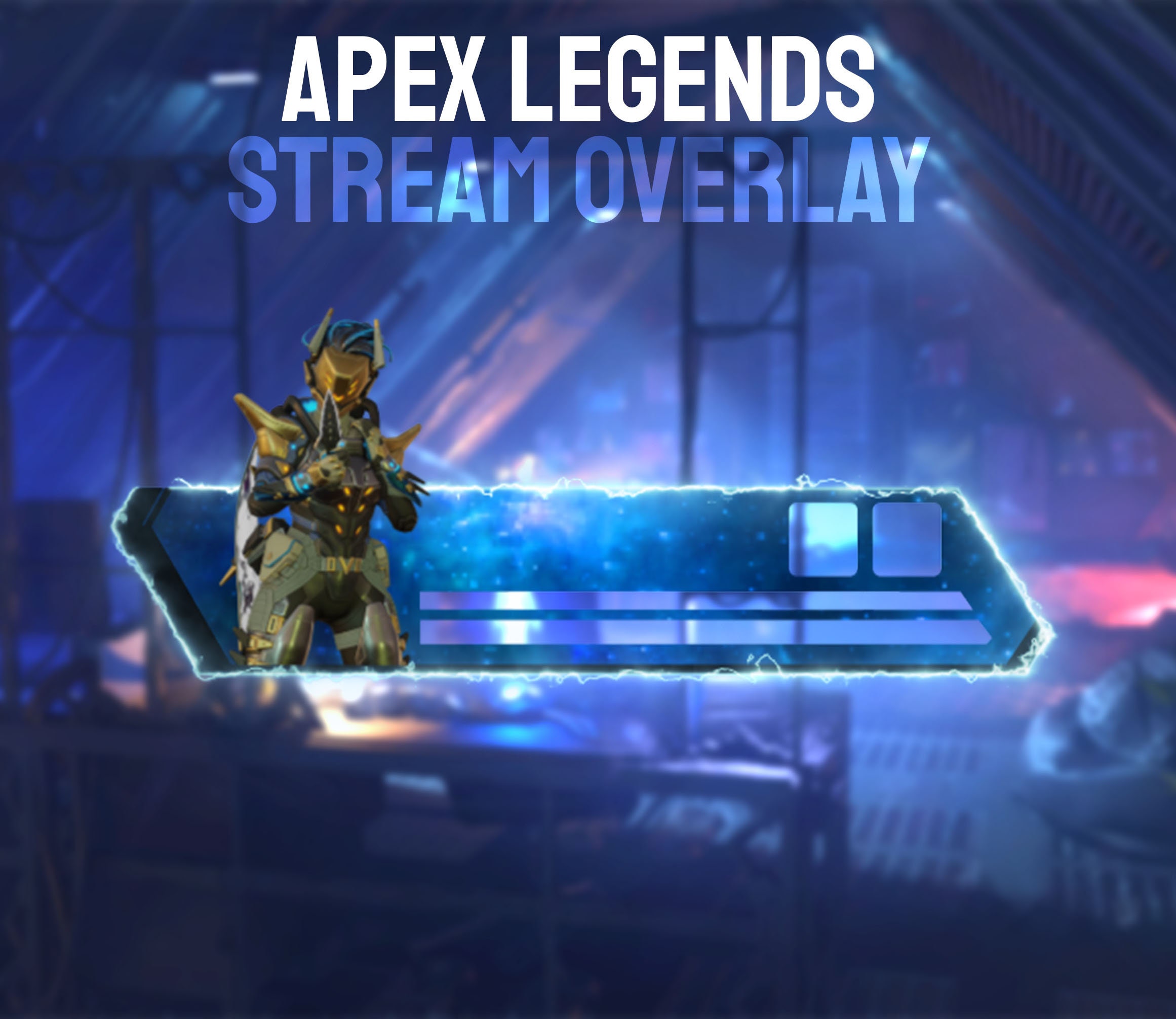 Animated WRAITH Stream Overlay Package HD Apex Legends Stream Package ...