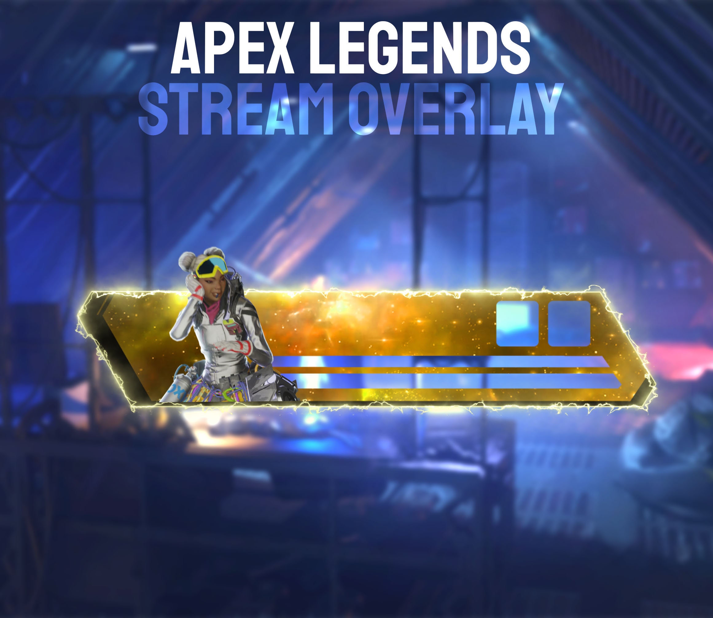 Animated LIFELINE Stream Overlay Package HD Apex Legends Stream Package ...