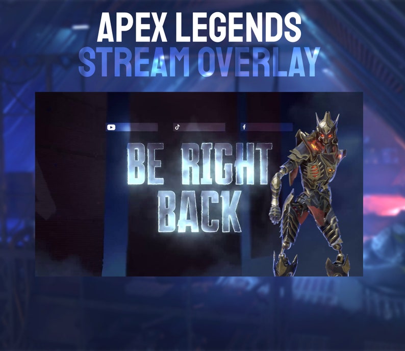 Animated REVENANT Stream Overlay Package HD Apex Legends Stream Package ...