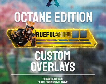 Animated Customisable Wraith Banner Apex Legends Health Bar Overlay for ...