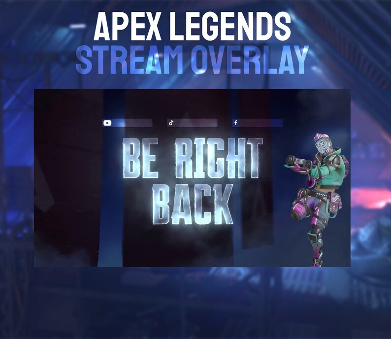 Animated OCTANE Stream Overlay Package HD Apex Legends Stream Package ...