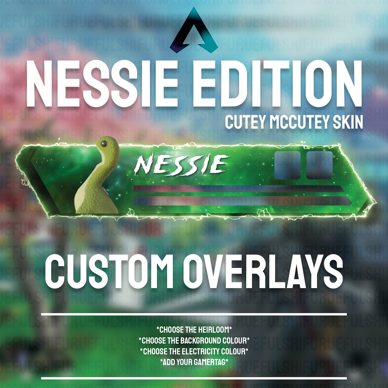 Animated Customisable NESSIE Banner | Apex Legends Health Bar Overlay ...