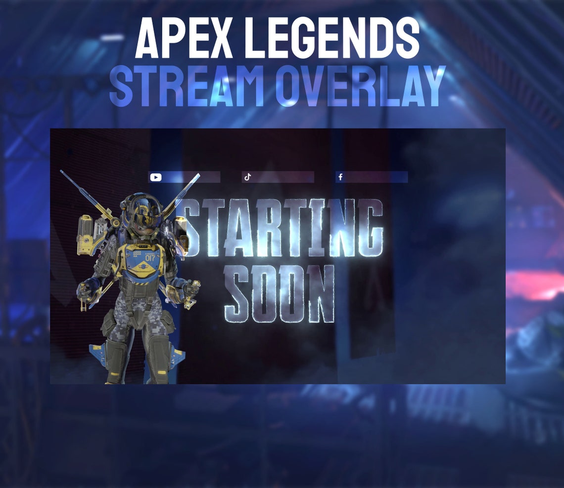 Animated VALKYRIE Stream Overlay Package HD Apex Legends Stream Package ...