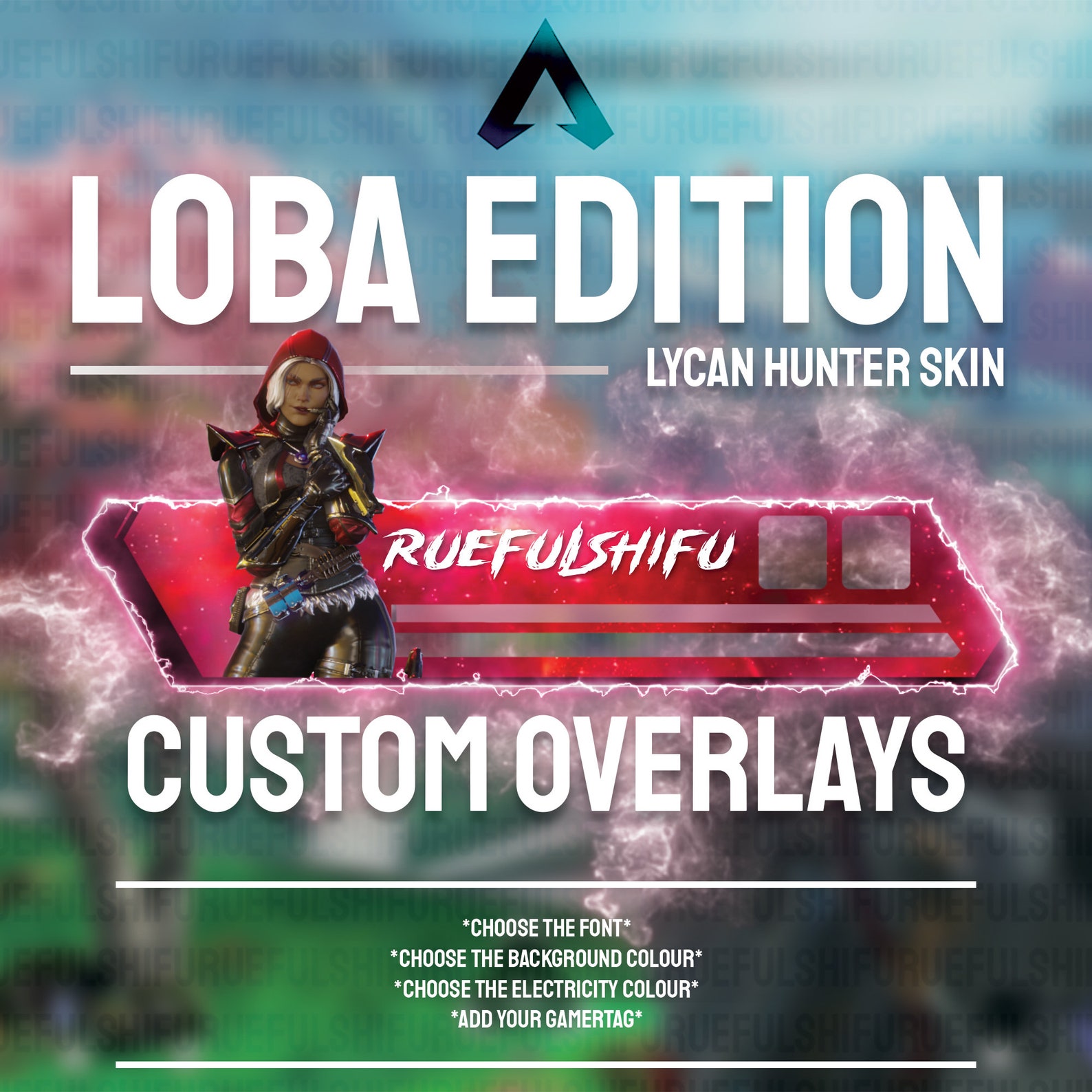 Animated Customisable LOBA Banner | Apex Legends Health Bar Overlay for Streaming on Twitch ...