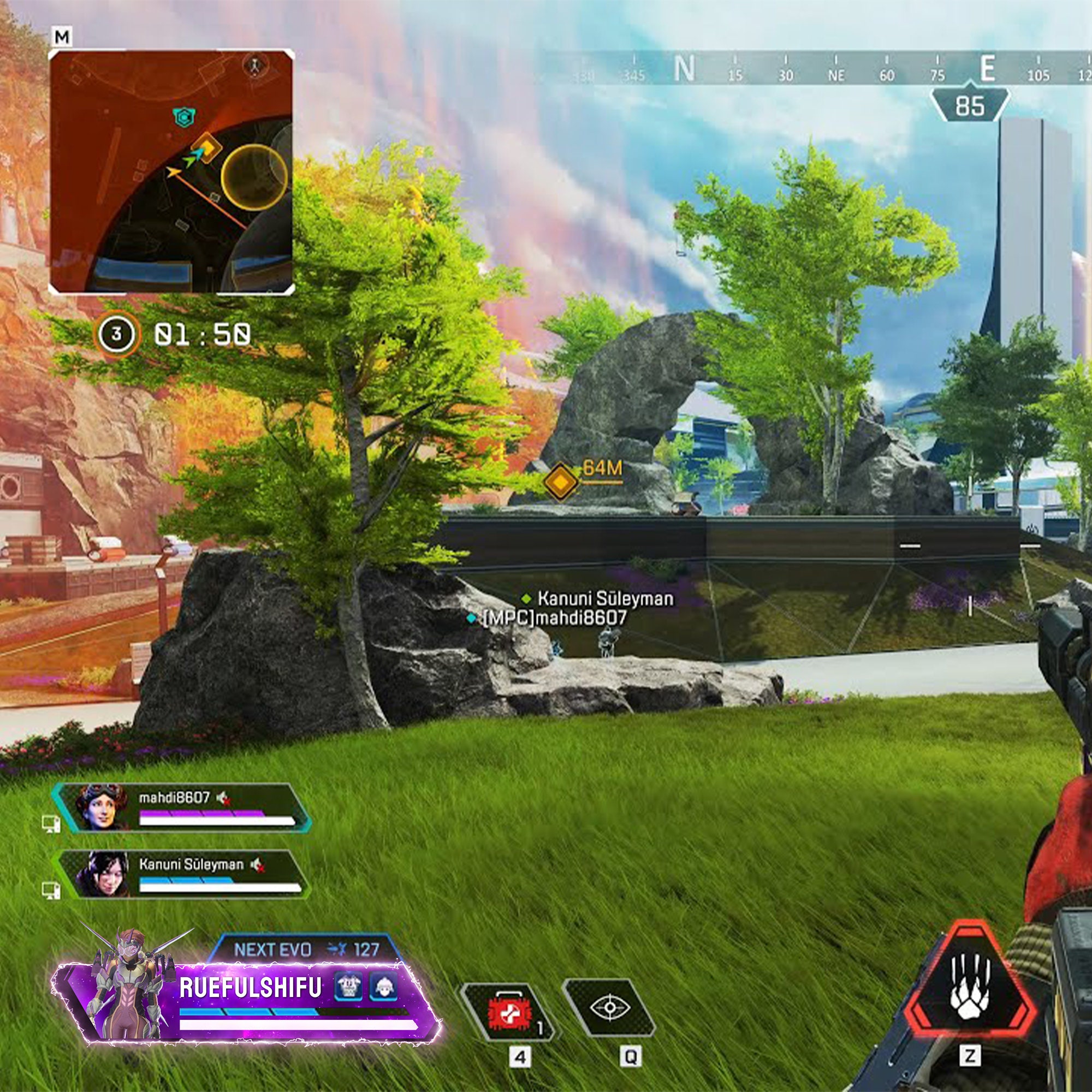 Animated Customisable VALKYRIE Banner Apex Legends Health Bar Overlay ...