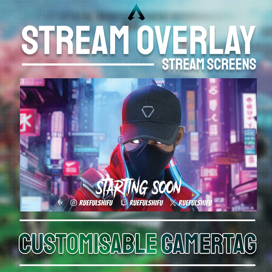 Wraith Starting Soon Stream Screen (LOOPING) | Apex Legends Stream ...