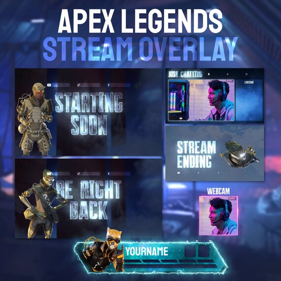 Animated OCTANE Stream Overlay Package HD Apex Legends - Etsy UK