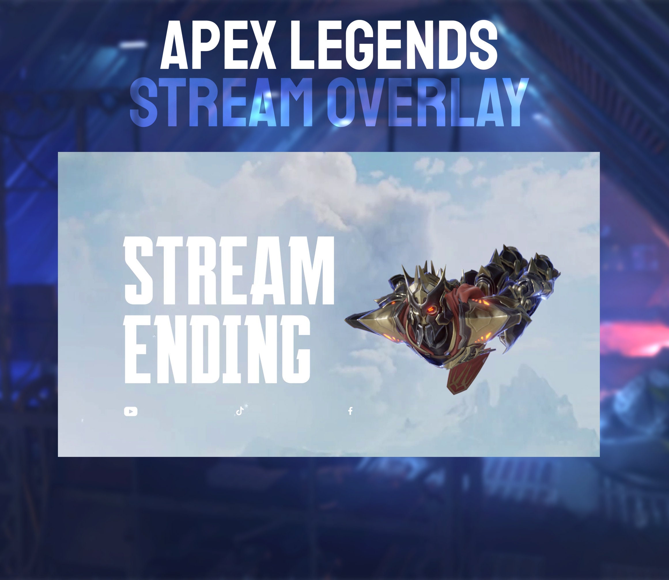 Animated REVENANT Stream Overlay Package HD Apex Legends Stream Package ...