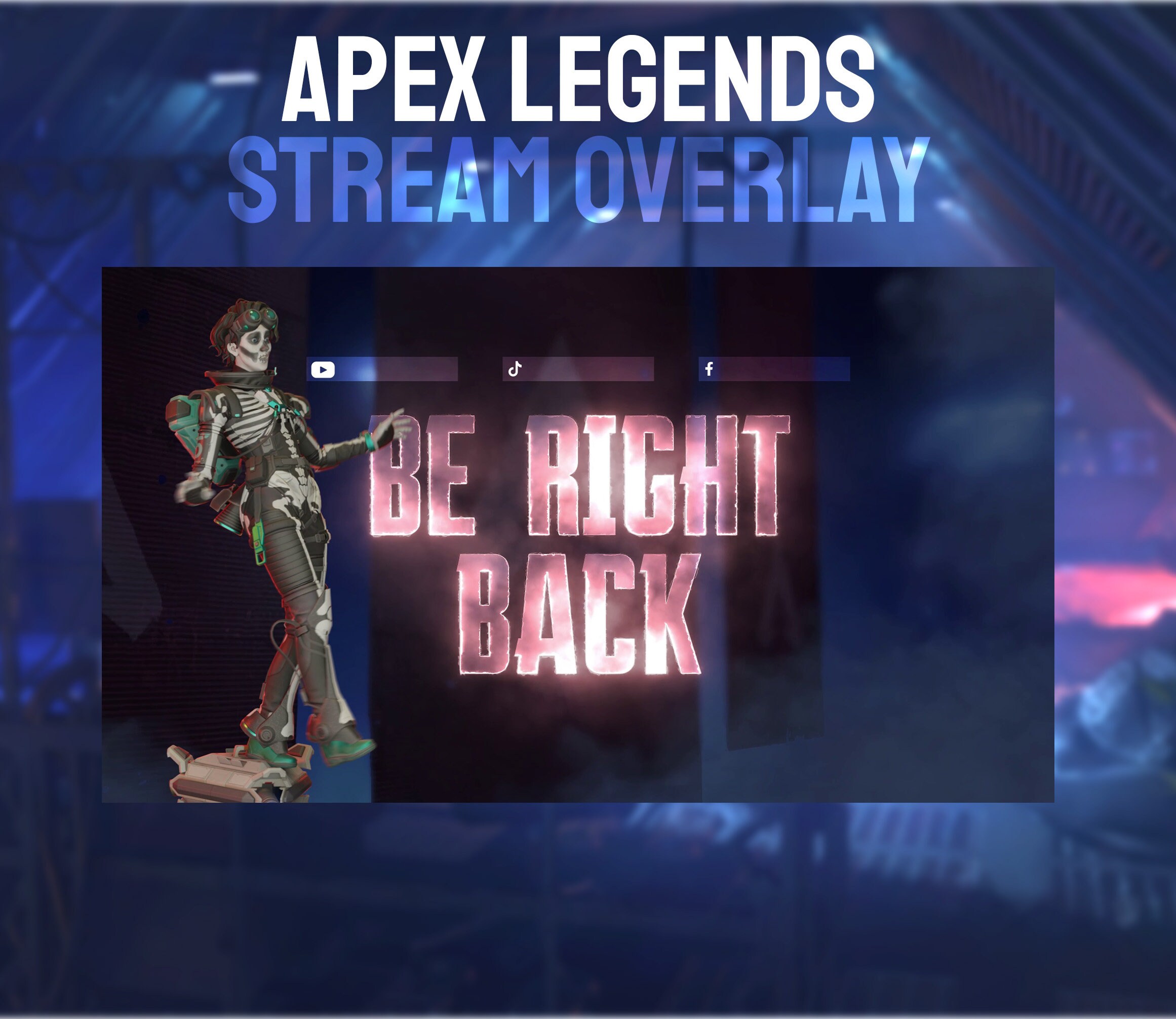Animated HORIZON Stream Overlay Package HD | Apex Legends Stream ...