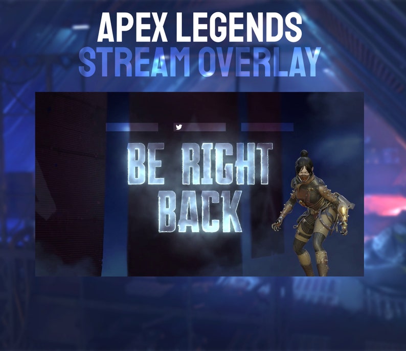 Animated WRAITH Stream Overlay Package HD Apex Legends Stream Package ...