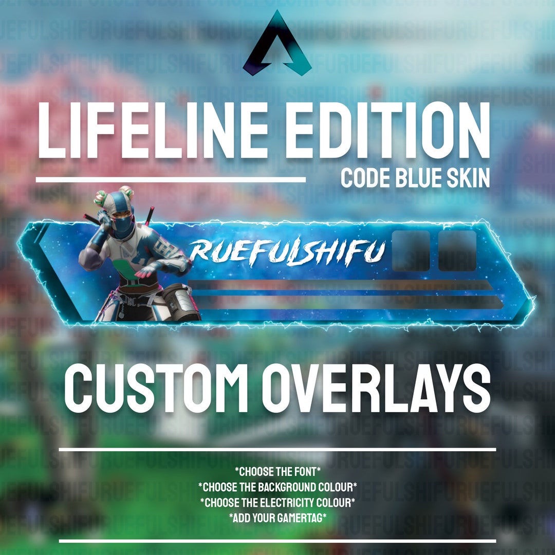 Animated Customisable Lifeline Banner | Apex Legends Health Bar Overlay ...