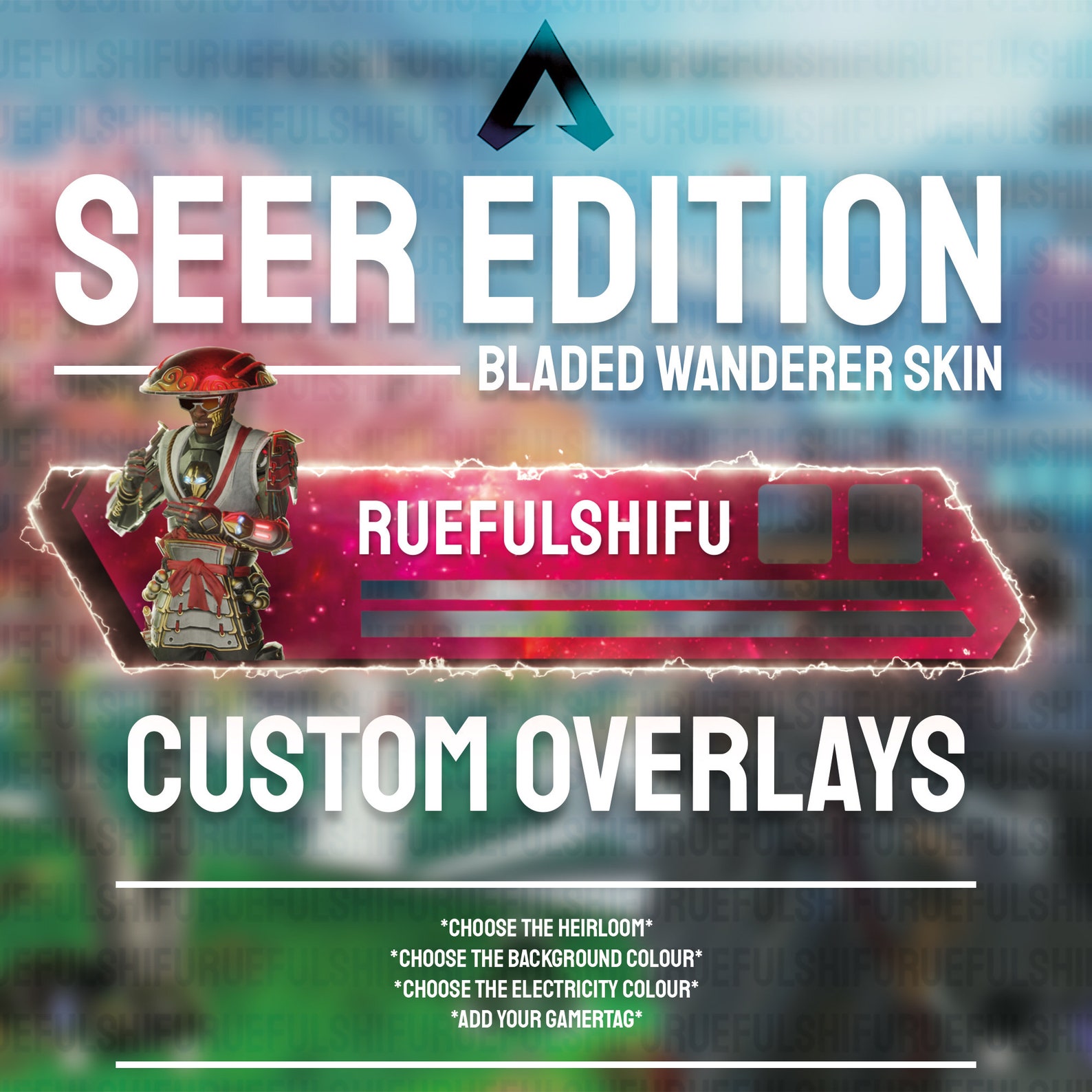 Animated Customisable SEER Banner | Apex Legends Health Bar Overlay for ...