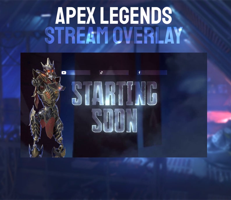 Animated REVENANT Stream Overlay Package HD Apex Legends Stream Package ...