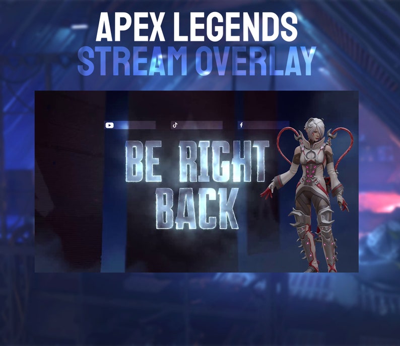Animated CATALYST Stream Overlay Package HD Apex Legends Stream Package ...