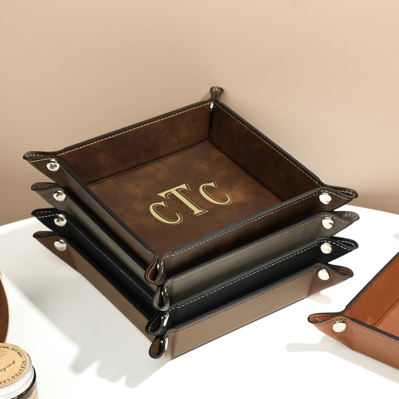 Leather Valet Tray - Etsy