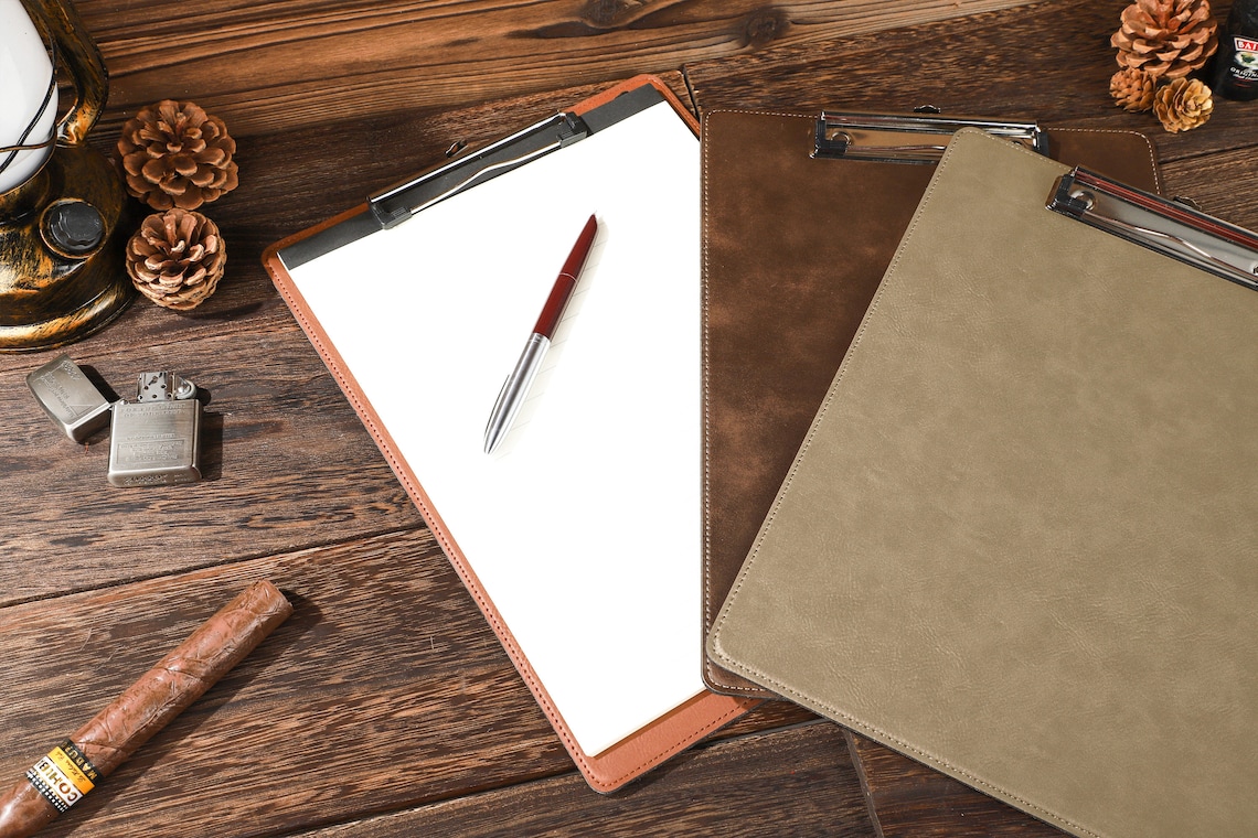 Personalized Leather Clipboard, Custom Clipboard, Office Clipboard ...