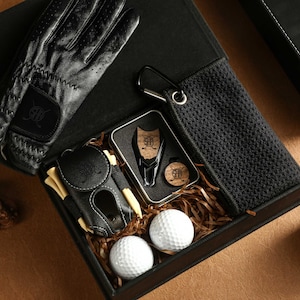 Personalized Golf Gift Set, Gift Set for Golfer, Golf Balls, Golf Bag ...